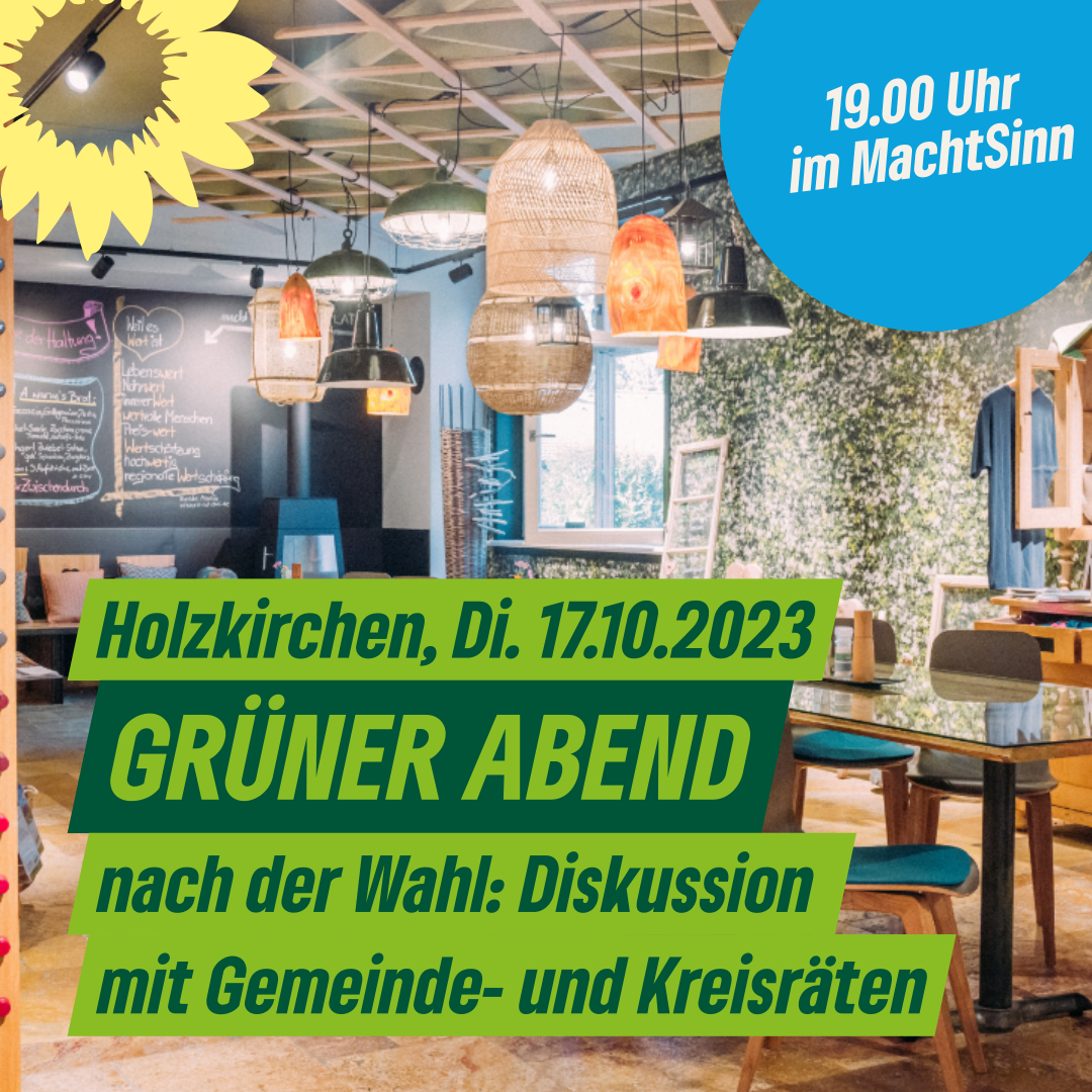 Grüner Abend in Holzkirchen – gruene-miesbach.de